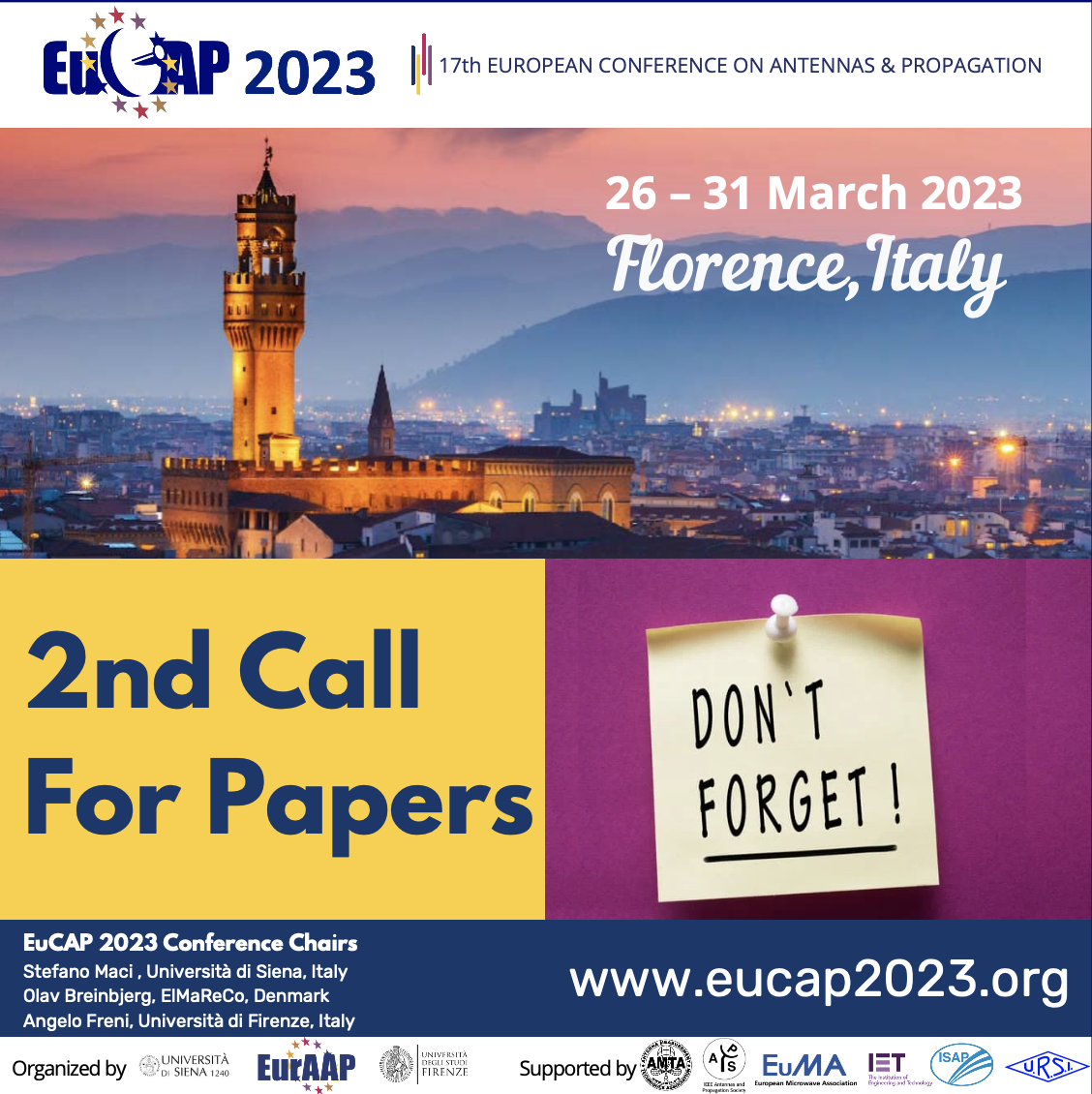 EuCAP2023 : Second Call for Papers | EurAPP