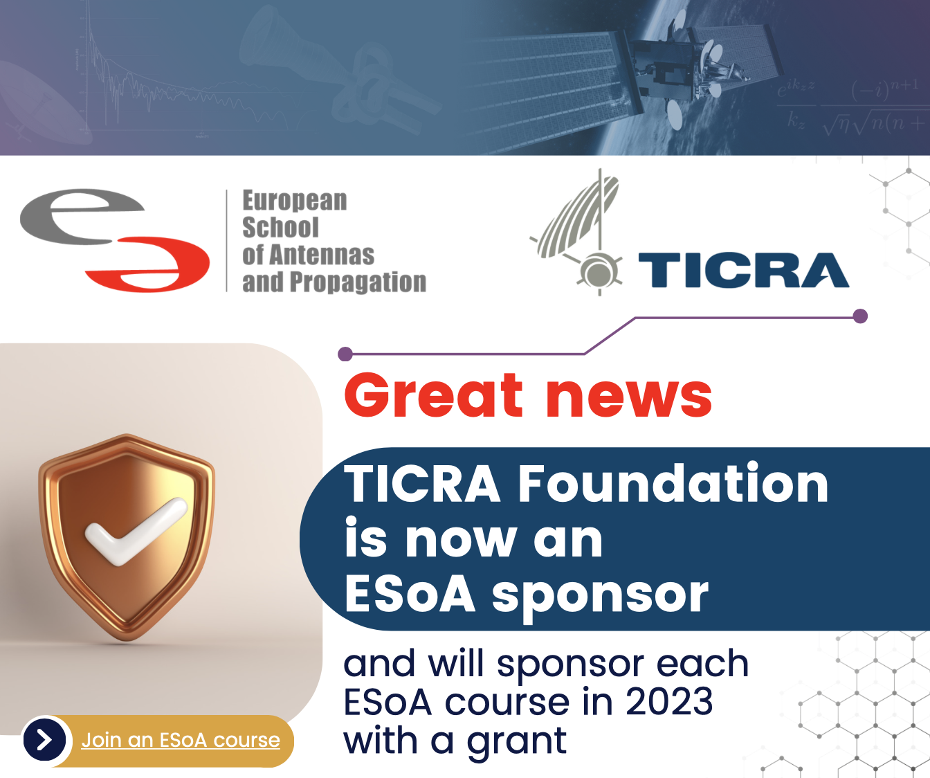 TICRA Foundation is now an ESoA sponsor | EurAPP